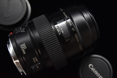 Canon EF 100mm f/2.8 Macro Portrait Prime AF Lens From JAPAN【MINT ...