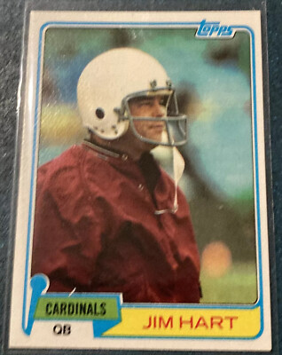 1981 Topps #401 Jim Hart CARDINALS QB | eBay