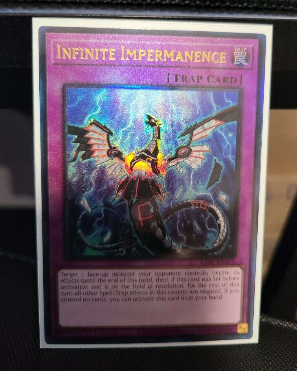 Infinite Impermanence 1st Edition Prismatic Ultimate Rare RA01-EN075 ...