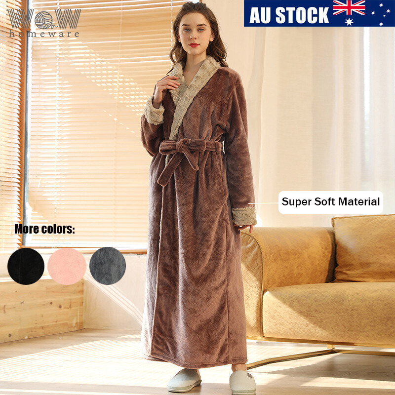 Warm Winter Robes Women Kimono Robe Cardigan Silk Velvet Robe Jacket