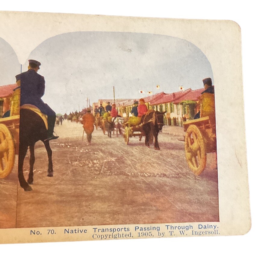 Russo-Japanese War Soldiers Horse Drawn Transport Cars Dainy Guards ...