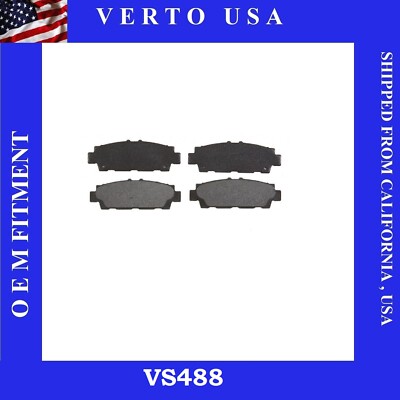 Rear Brake Pads fits 1990 1991 1992 Lexus LS400 Verto USA, VS488 | eBay