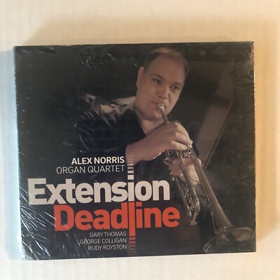 Alex Norris Organ Quartet - Extension Deadline - CD- Jazz Music - Gary Thomas | eBay