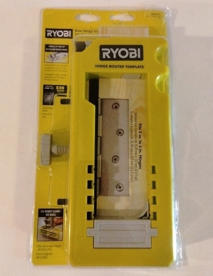 Ryobi A99HT3 Door Hinge Installation Mortiser Template 33287186778| eBay