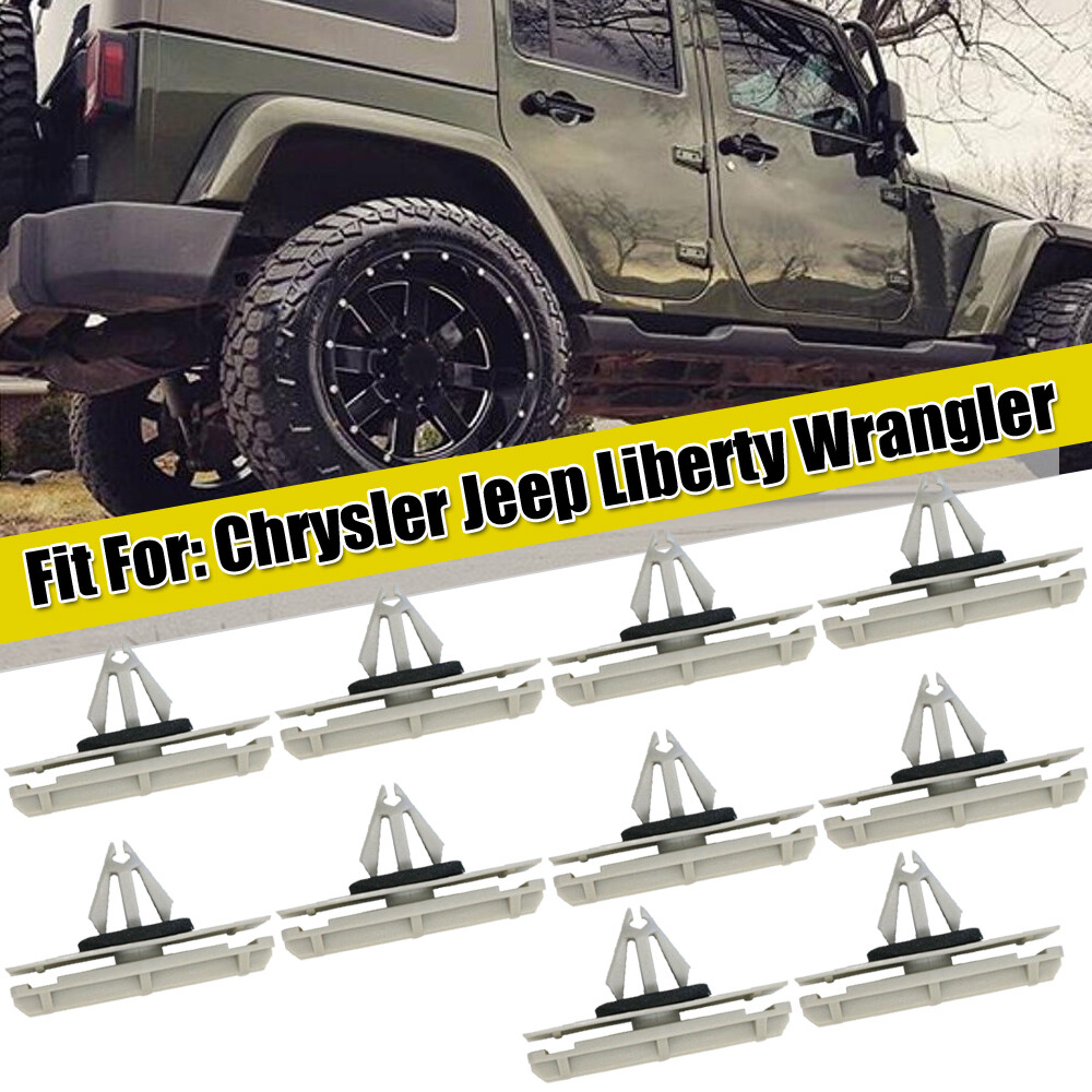 20Pc Fender Flare Moulding Clips For Chrysler Jeep Liberty Wrangler ...
