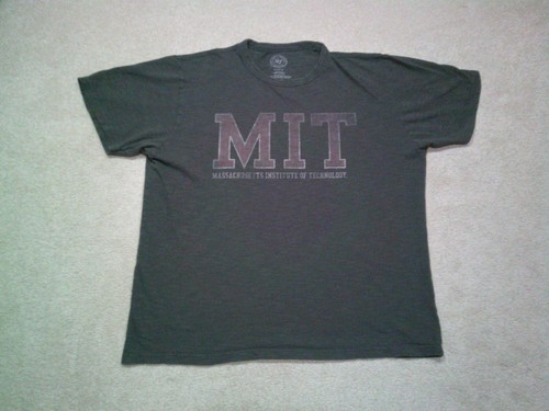 MIT Engineers T Shirt Mens Large Gray 47 | eBay