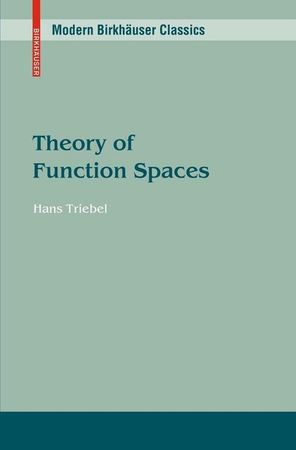 Theory of Function Spaces von Hans Triebel (2010, Taschenbuch) online ...