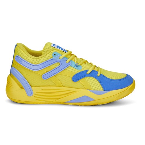 PUMA Trc Blaze Court Basketball Mens Yellow Sneakers Athletic Shoes ...