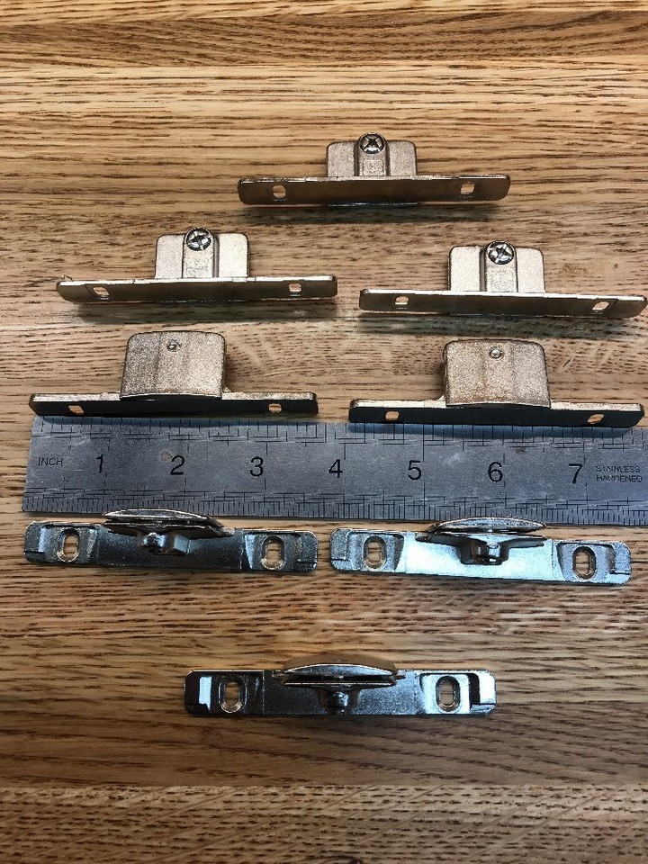 (4) Pair Indaux Kitchen Drawer Front Fixing Brackets HH-5 | eBay