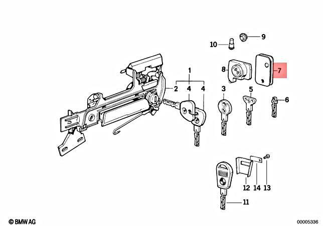 Genuine BMW M3 M5 X3 X5 Z3 M Roadster Z4 Coupe E31 E32 E34 Key Case ...