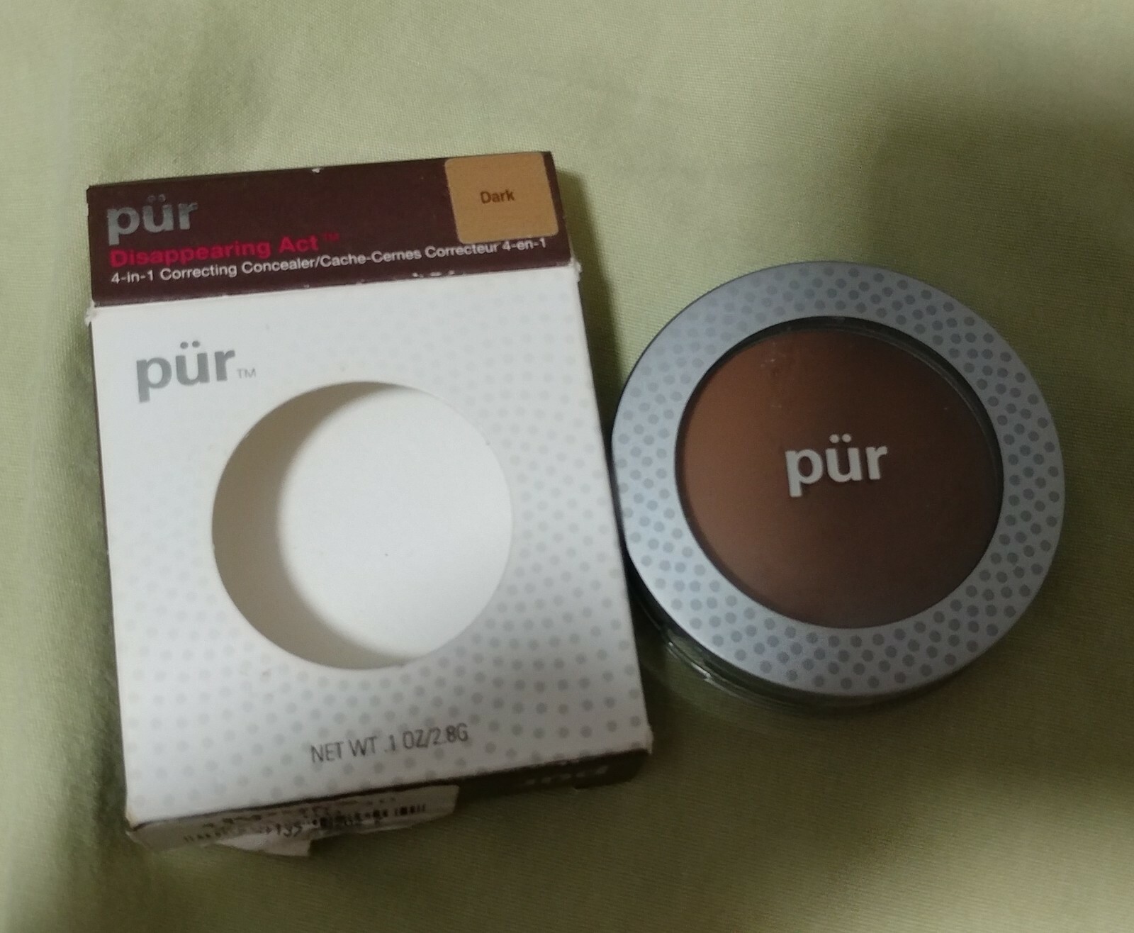 PUR Cosmetics Disappearing Act Concealer Dark 0.1 oz DARK | eBay
