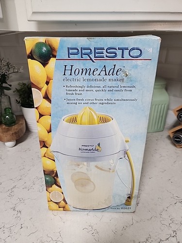 PRESTO HomeAde Electric Lemonade Maker 02621 Brand NEW IN BOX SEALED ...