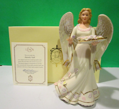 LENOX HEAVENLY FAITH ANGEL Figurine -- -- NEW in BOX with COA | eBay