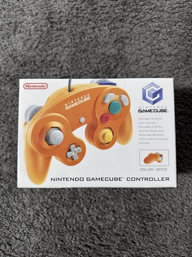 Brand New Genuine Official Nintendo GameCube Controller - Spice Orange - Rare | eBay