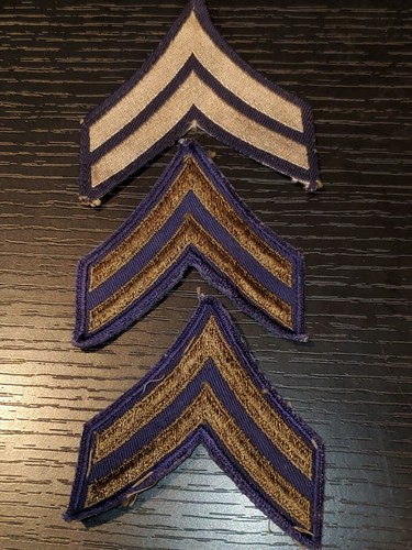 WWII US Army Cpl Corporal Chevron Patch Lot Set x3 | eBay