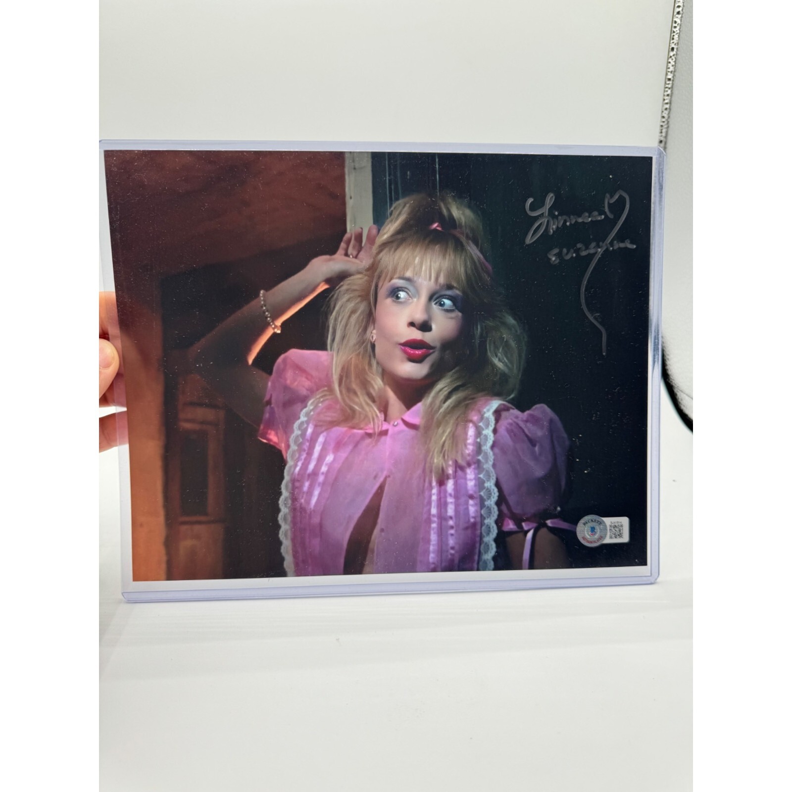 Linnea Quigley Night of the Demons 8x10 Signed Photo Bam Box Horror ...