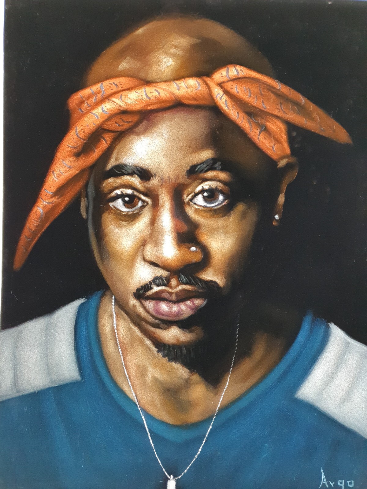 Tupac Oil Painting