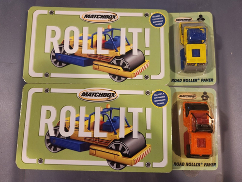 2003 Matchbox Story Board books with 2 Road Roller variations | eBay