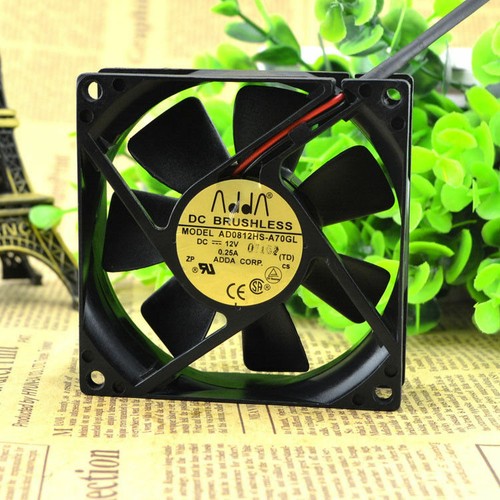 ADDA 8025 DC12V 0.25A AD0812HS-A70GL fan free shipping #LRR | eBay