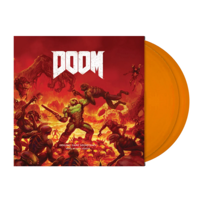 Doom Soundtrack Mick Gordon Deluxe Double Orange Vinyl x/500 Record NEW ...