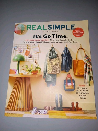 Real Simple Magazine - September 2022 Issue It's Go Time | eBay