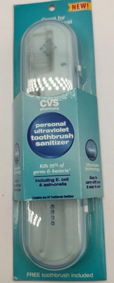 Brand New CVS Personal Ultraviolet Toothbrush Sanitizer Home & Travel ...