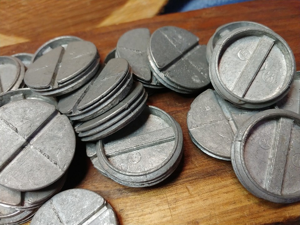 (28) 1" Steel City Metal Waterproof Threaded Closure Plug For Outlet ...