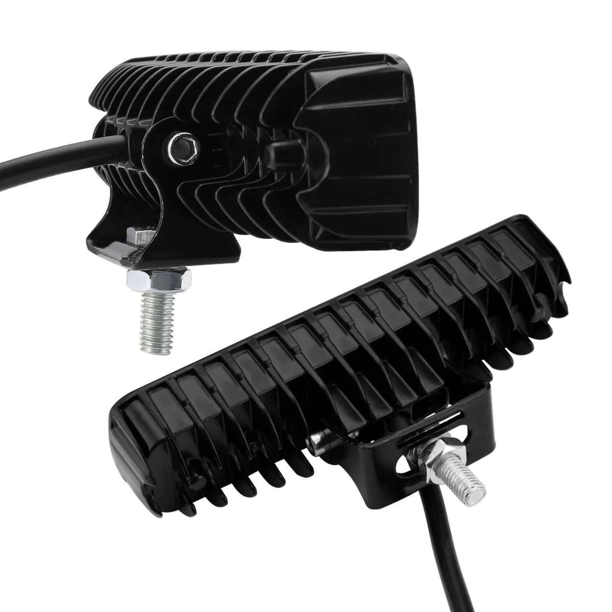 2 x 6inch 18W LED Work Light Bar Driving Lamp Flood Truck Offroad ...