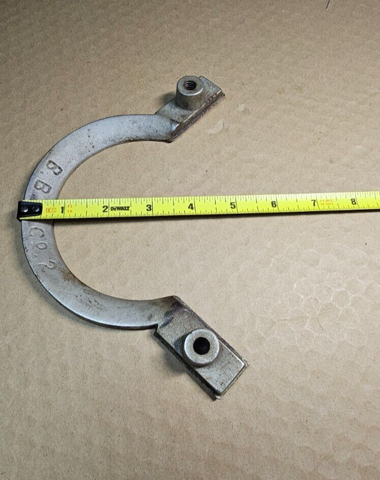 ANTIQUE BRUNSWICK-BALKE-COLLENDER BILLIARD TABLE POCKET IRON METAL POOL ...
