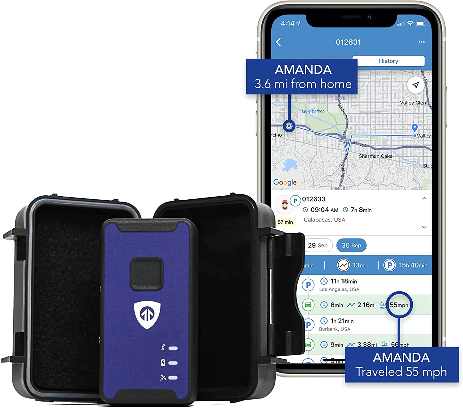 Brickhouse Security Spark Nano 7 GPS Car Tracker with Magnetic ...