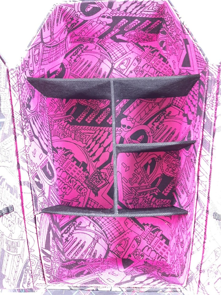 Monster High All Stars Coffin Accessory Makeup Storage Carrying Case 14 ...