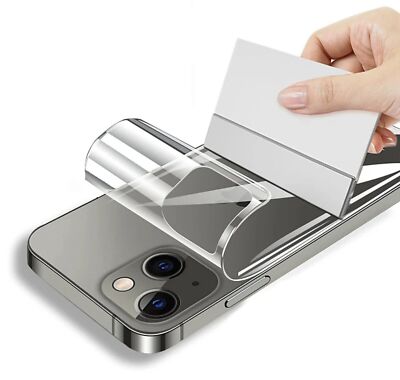 Back Protector For iPhone 17 16 15 14 13 12 11 8 Pro Max Plus Rear ...
