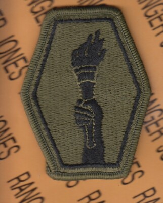 442nd Regimental Combat Team RCT OD Green & Black BDU Uniform 3" patch ...