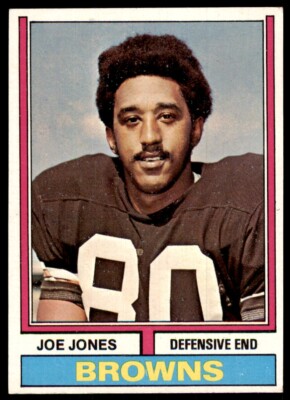 1974 Topps Joe Jones Football Card Cleveland Browns #516 | eBay