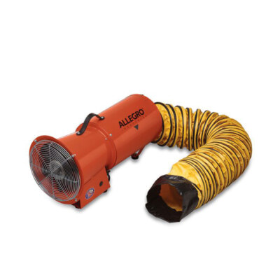 Allegro 9533-25 8" Axial AC Plastic Blower w/ Canister & 25’ Ducting ...