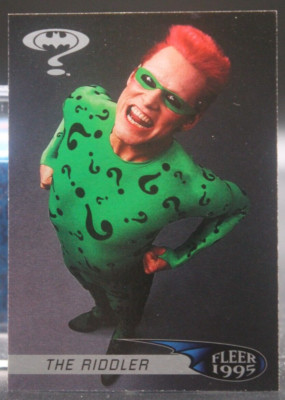 The Riddler (Jim Carrey) - 1995 Fleer Batman #18 | eBay