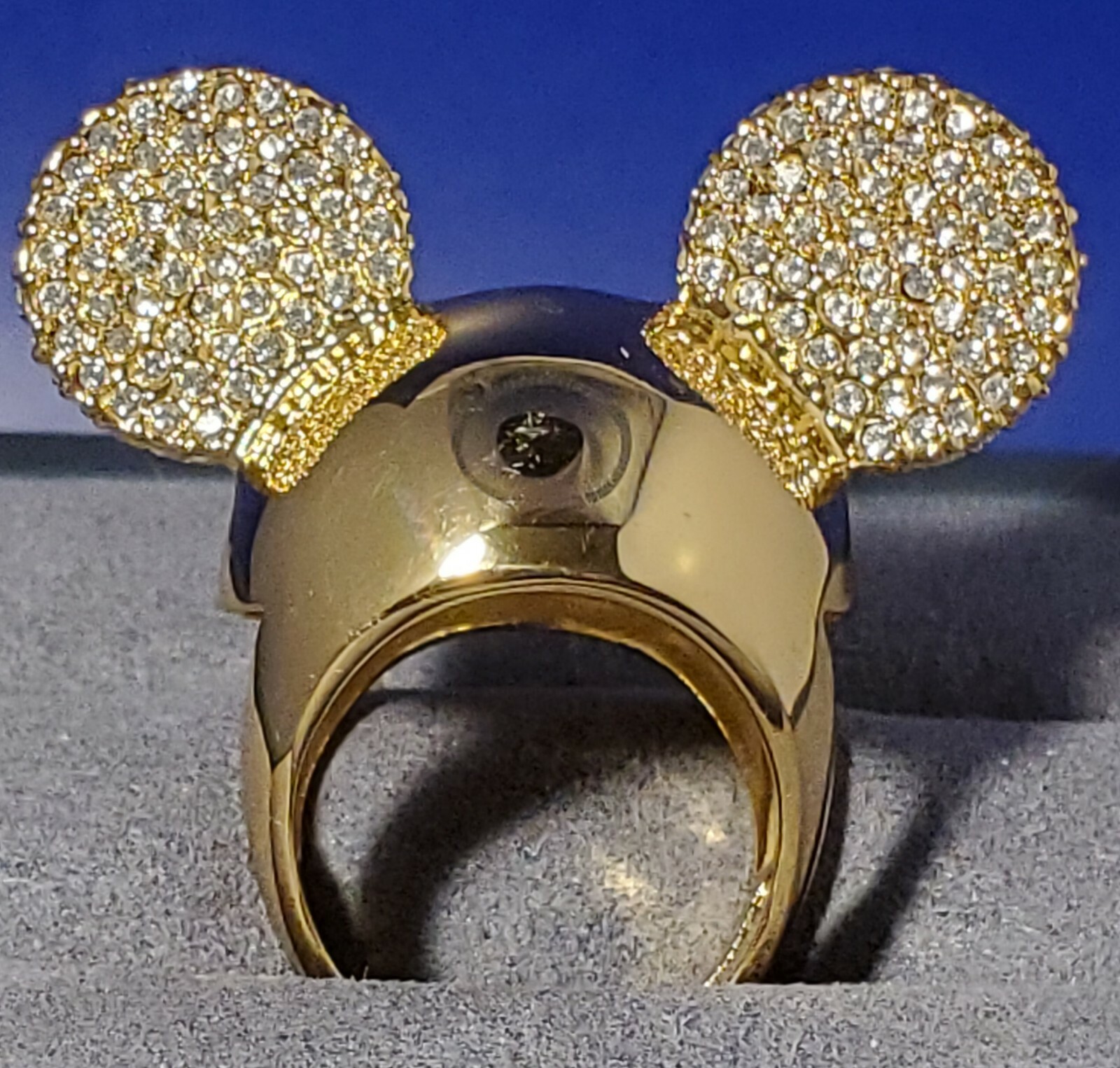 Disney Couture Mickey/Minnie Mouse MAWI x DISNEY 14k Plated Ring Pave ...