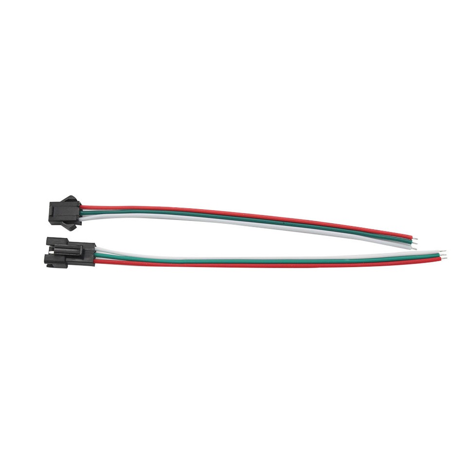 3 Pin Led Male Female Plug LED Connector Cable For WS2812B WS2811 | eBay