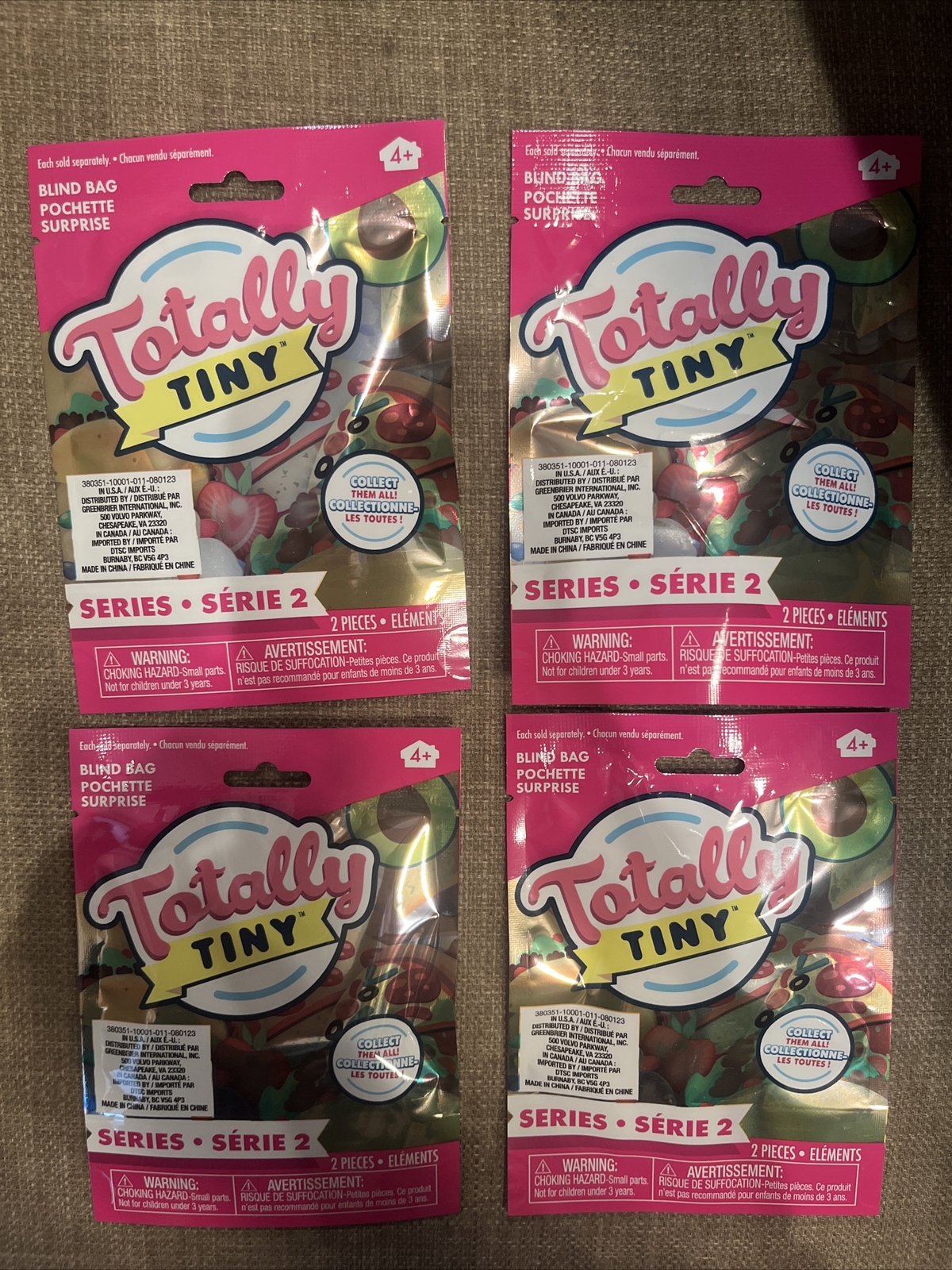 NEW! Totally Tiny Food - Series 2 - LOT OF 4 New | eBay