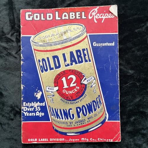 GOLD LABEL BAKING POWDER RECIPES BOOKLET-Vintage | eBay