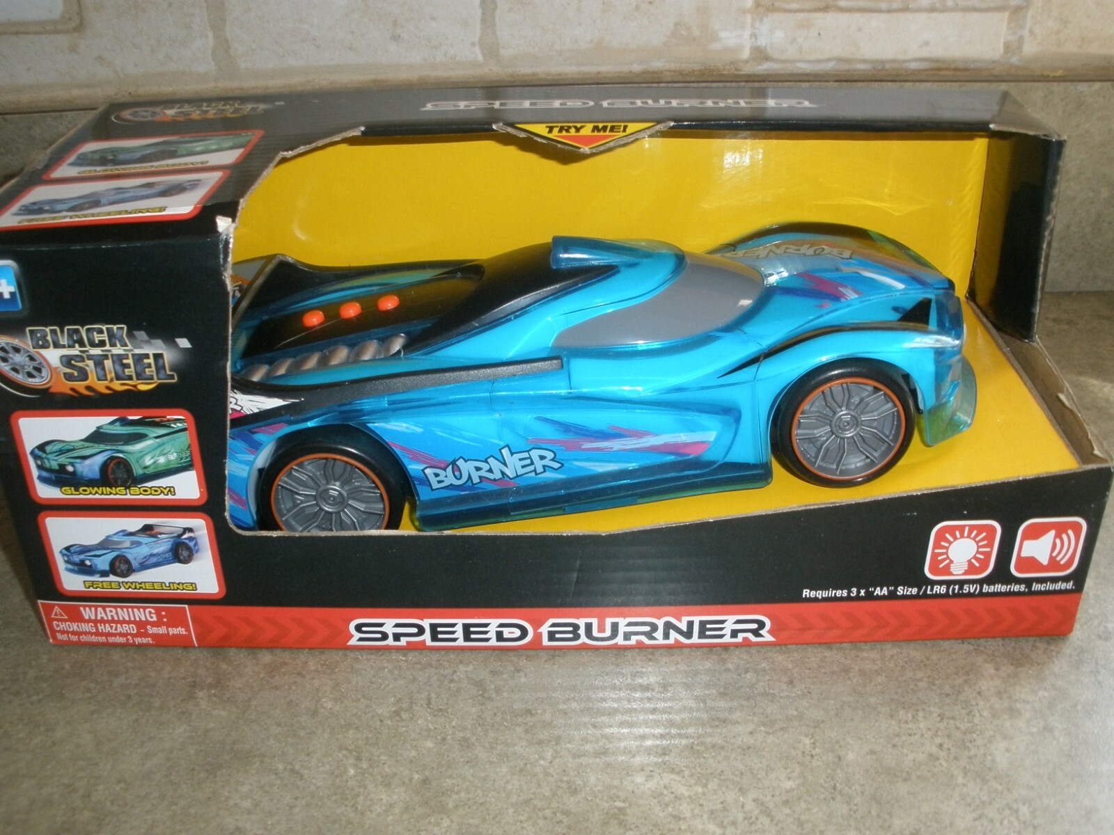 NEW Black Steel Speed Burner Glowing Body Race Car 2018 (T10) | eBay