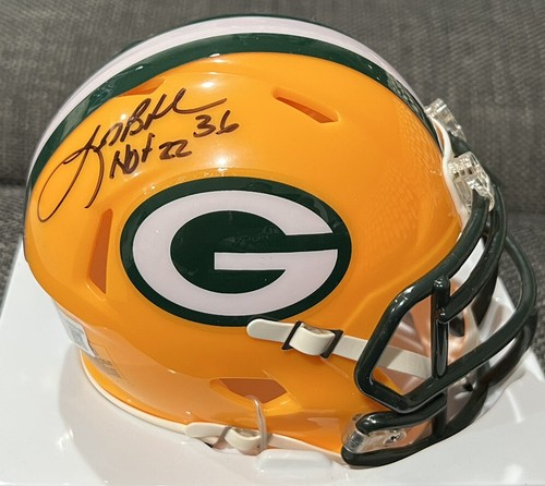 PACKERS Leroy Butler signed mini helmet w/ HOF 22 JSA COA Autographed ...