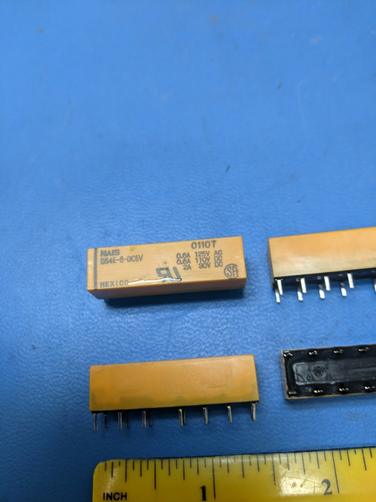 Relay, Panasonic, NAIS, DS4E-S-DC5V, Coil Voltage 5VDC, DPDT, 2A ...