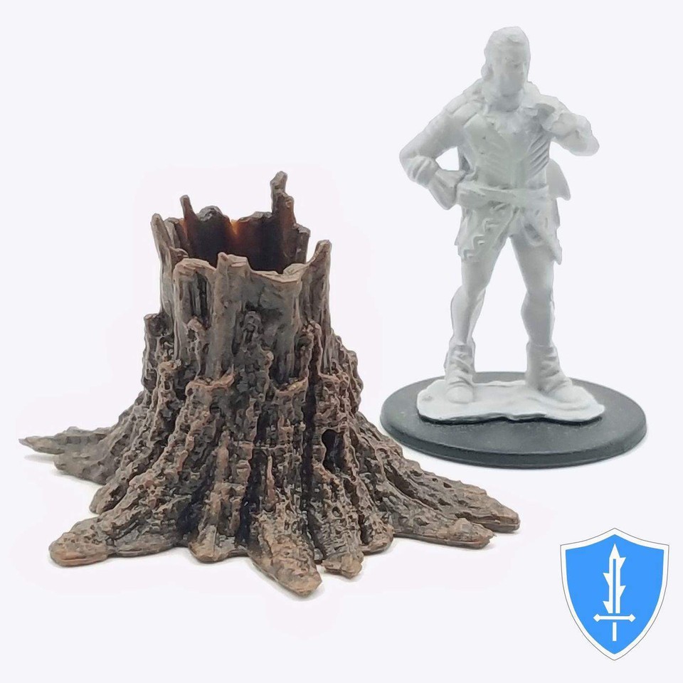 Short Tree Stump - Monster Fight Club D&D Pathfinder Painted Scenery | eBay