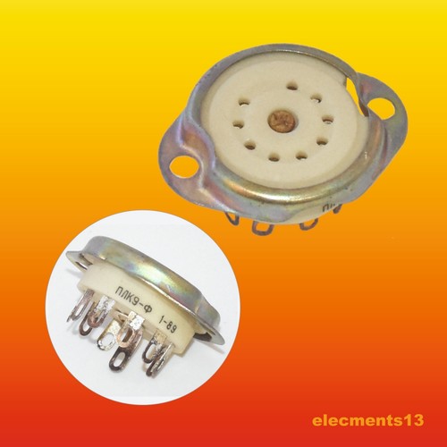 9 PIN PLK9-F CERAMIC TUBE SOCKET NOS FOR 12AX7 12AU7 ECC83 EL84 6N1P | eBay