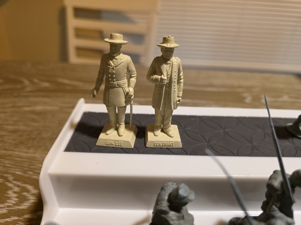 VTG Marx Civil War Playset Figure Lot With Grant, Lee, Horses Toys | eBay