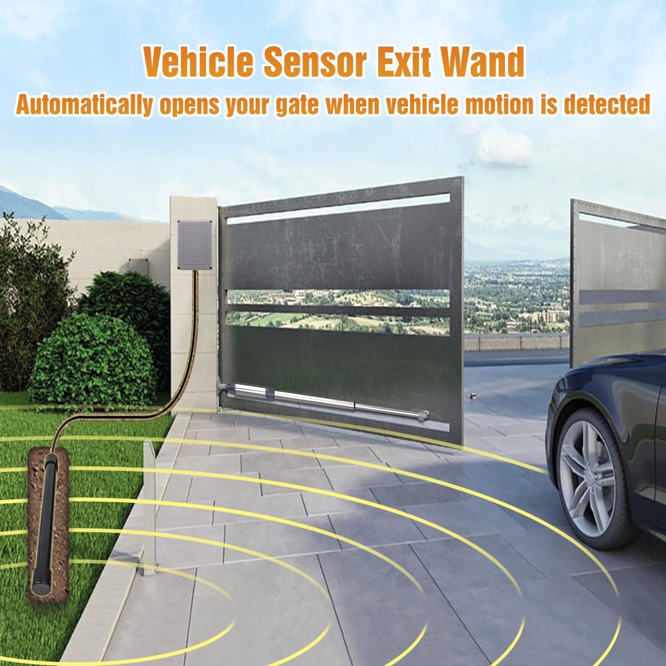 JS-DG Universal Vehicle Sensor for Automatic Gate Opener Systems Wired ...