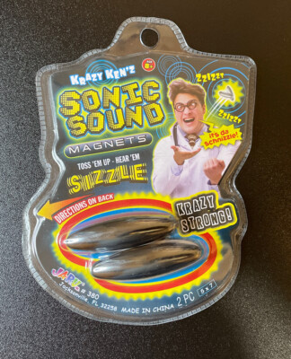 Krazy Strong Magnets make Sonic Sound & SIZZLE when tossed Krazy Ken'z ...