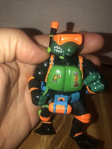 TMNT Navy Seal Scuba Mike Vintage Mutant NInja Turtles Playmates | eBay