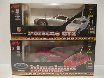 Brand New Sealed Artin RC Radio Control Porsche GT2 & Ford Himalaya ...